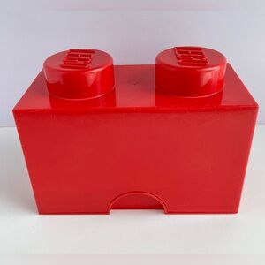 Lego | Toys | Lego Stackable Block Storage Brick Box 402 Container Red ...